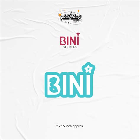 Bini Verse Bini Stickers Vinyl Matte Laminated Waterproof Stickers Shopee Philippines