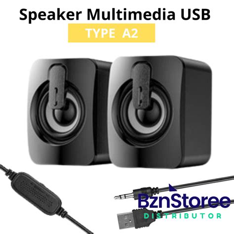 Jual Speaker USB Mini Aktif Komputer PC Laptop Speaker A2 Speaker Multimedia Pc Komputer Laptop