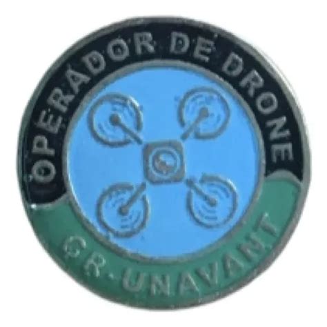 Pin Metálico Geo Curso Drone Aventureros Cuotas Sin Interés