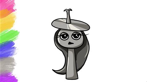 Как нарисовать Милую Спрунки ДЕВОЧКУ Клакр How To Draw Incredibox Sprunki Cute Girl Clukr