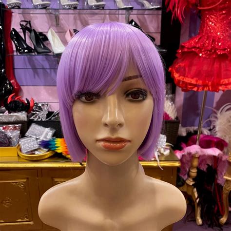 Lulu Light Purple Short Synthetic Bob Wig