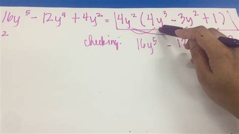 Common Monomial Example Checking Youtube