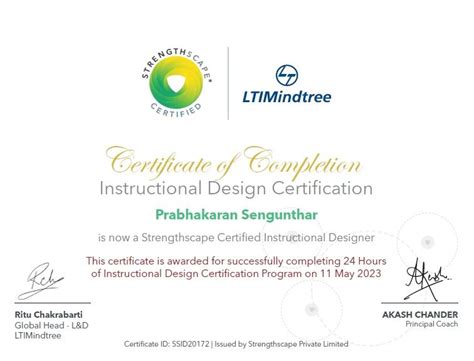 Prabhakaran Sampath On Linkedin Instructionaldesign Instructionaldesign Ltimindtree Lnd