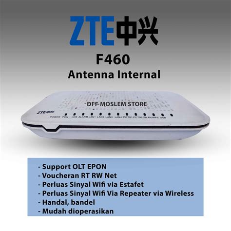 Jual Modem Wifi Router ZTE F460 V3 ONT EPON ONU Sudah Di Test OLT HIOSO Shopee Indonesia