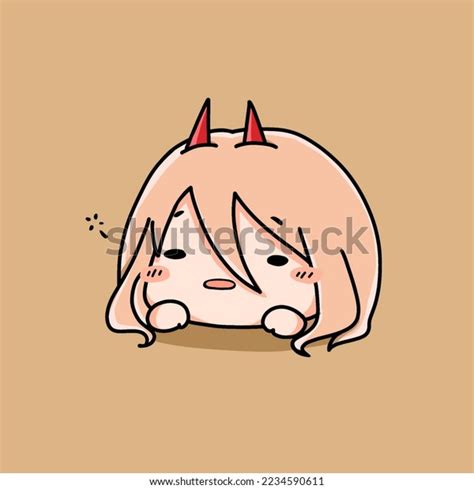 Image Power On Chainsaw Man Chibi Stock Illustration 2234590611 Shutterstock