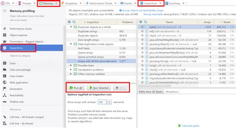 Yourkit Java Profiler Help Memory Inspections
