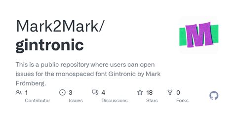 GitHub Mark2Mark Gintronic This Is A Public Repository Where Users