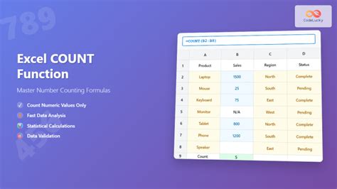 Excel Count Function Complete Guide To Number Counting Formulas