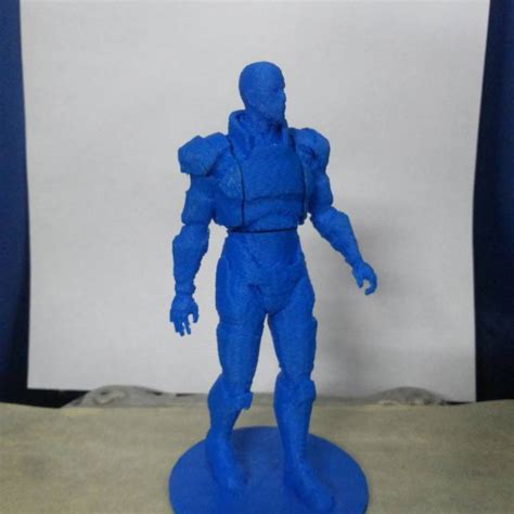 3d Printable N7 Commander Shepard Mass Effect By Martyn Welbourn