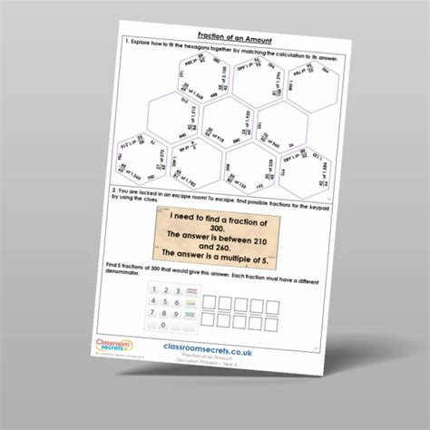 Year 6 Fraction Of An Amount Reasoning And Problem Solving 2 Resource Classroom Secrets