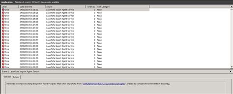 Import Agent Error Failed To Compare Two Elements In The Array