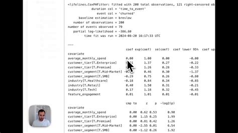 Churn Prediction Using Survival Analysis Youtube