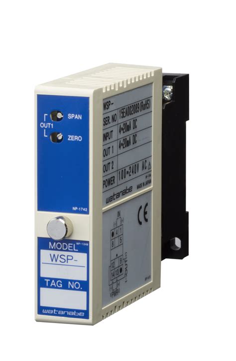 Signal Converters Loop Powered Isolator Wsp Nds Watanabe Electric