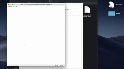Python Idle Tutorial For Beginners How To Write Open And Run Py Files Youtube