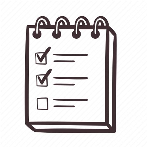 Check List Notebook List Paper Icon Download On Iconfinder