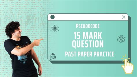 15 Mark Question Pseudocode O Levels 2210 Past Paper Practice Youtube