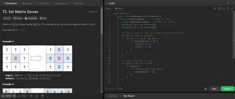 Md Wasi Ahmad On Linkedin Leetcodechallenge Java Matrix