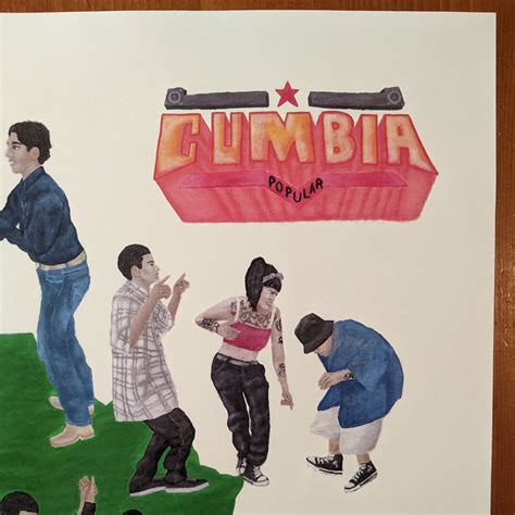 Cumbia Popular Cumbia Dance Art Print Etsy