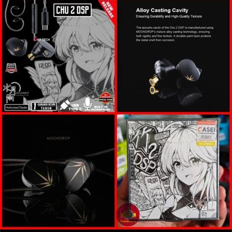 Jual Earphone Iem Moondrop Chu Ii Dsp With Mic Type C Plug Chu 2 Dsp