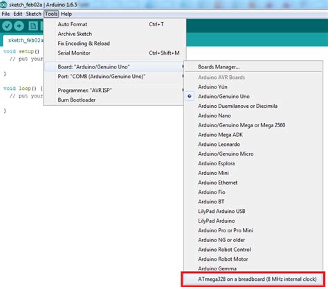 Tutorial How To Burn Mhz Mhz Bootloader Using Arduino IDE R MySensors Forum