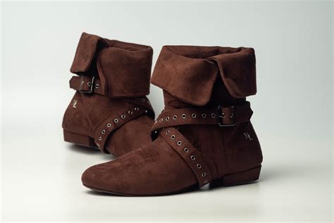 Tinkerbell Dance Boots Brown Shimmy Shoes