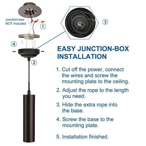 Junction Box Pendant Lights 10w 4 Inch Recessed Ceiling Light With