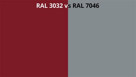 Ral 3032 Vs 7046 Ral Colour Chart Uk