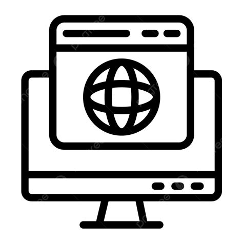 Web Browser Vector Icon Design Illustration Web Browser Browser Seo And Web Png And Vector