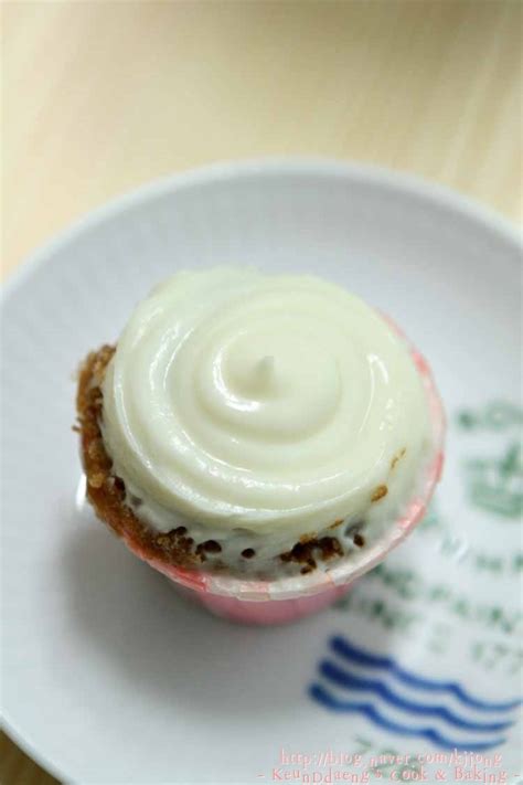 크림치즈 프로스팅 당근 컵케이크 만들기