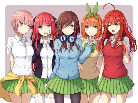 The Quintessential Quintuplets Desktop Wallpapers Wallpaper Cave
