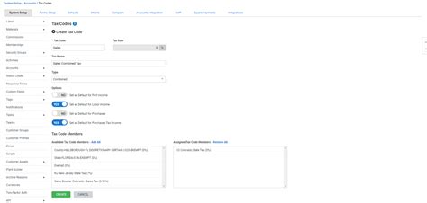 How To Use Tax Codes Simpro