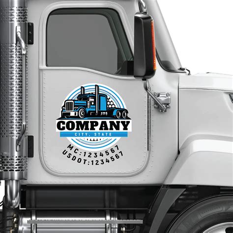 Vinyl Truck Door Decals
