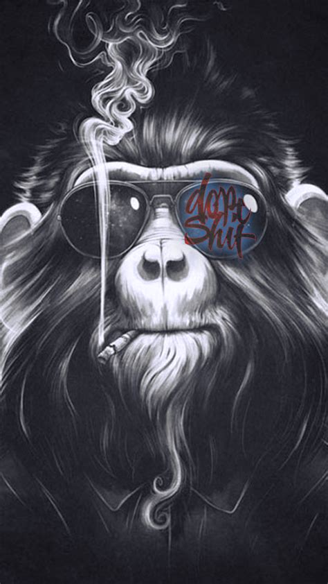 Monkey Dope Tap To See More Dope Wallpaper Mobile9 Monkey Art