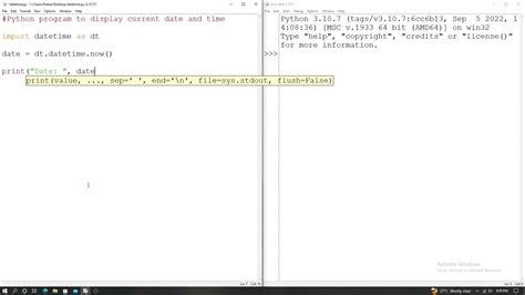 Python Program To Get Current Date And Time Youtube