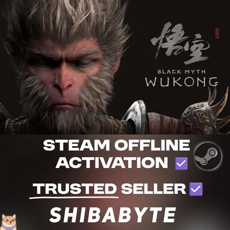 Black Myth Wukong Deluxe Edition Steam Offline Activation Shibabyte Etsy