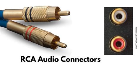 Audio Connector Types Refer To This Gearank