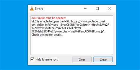 How To Fix Vlcs “your Input Cant Be Opened” Error