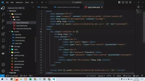 Lập Trình Php3 Authentication Middleware Sử Dụng Trong Login Register