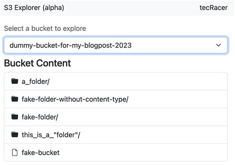 Build A Serverless S3 Explorer With Dash Tecracer Amazon Aws Blog