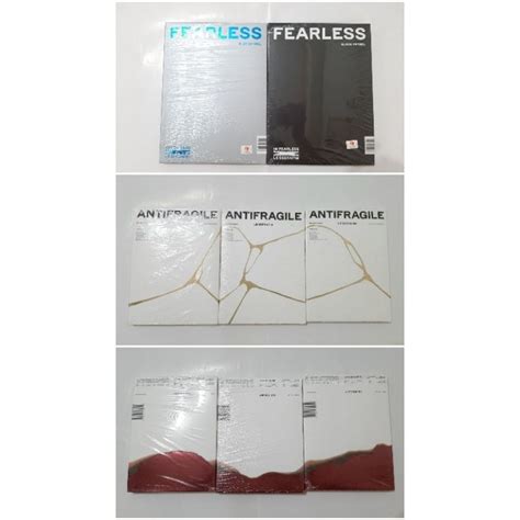 【出售】le Sserafim Fearless Antifragile Unforgiven 歷屆 空專 專輯 蝦皮購物