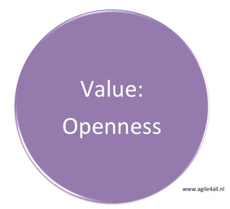 Scrum Value Openness Agile4all