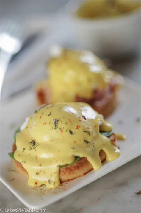Classic Hollandaise Sauce For One In 1 Easy Minute Lakeside Table