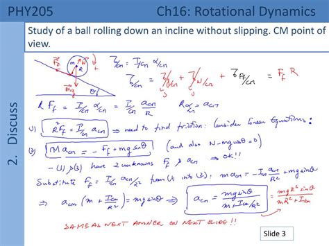 PPT PHY205 Ch16 Rotational Dynamics PowerPoint Presentation Free Download ID 2749036