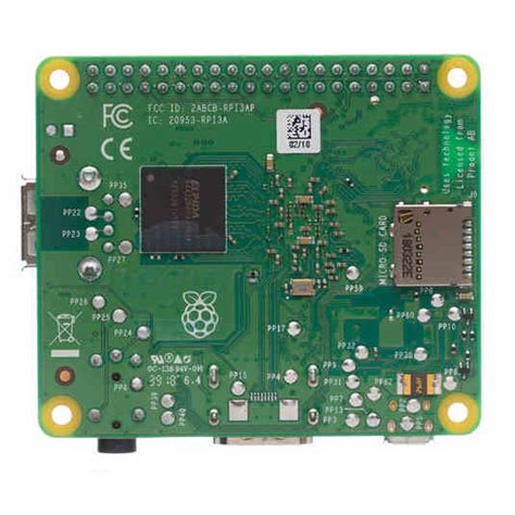 raspberry pi 3 model a broadcom bcm2837b0 cortex a53 64 bit soc 1 4 ghz