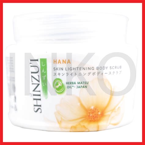 Jual Shinzui Hana Skin Lightening Body Scrub 110gr Shopee Indonesia