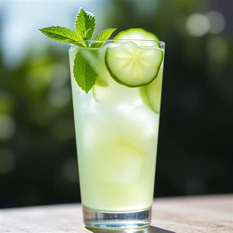 Cucumber Mint Refresher Recipe Cookaifood