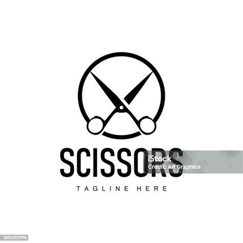 이발사 도구 가위 로고 절삭 도구 벡터 가위 간단한 배경 아이콘 기호 디자인 가위에 대한 스톡 벡터 아트 및 기타 이미지 가위 강철 개념 Istock
