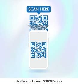 Mobile Phone Scanning Qr Code Verification Stock Vector Royalty Free Shutterstock
