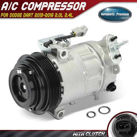 2013 2016 Dodge Dart 20 24l Ac Compressor With Clutch 68102839ad