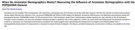 When Do Annotator Demographics Matter Measuring The Influence Of
